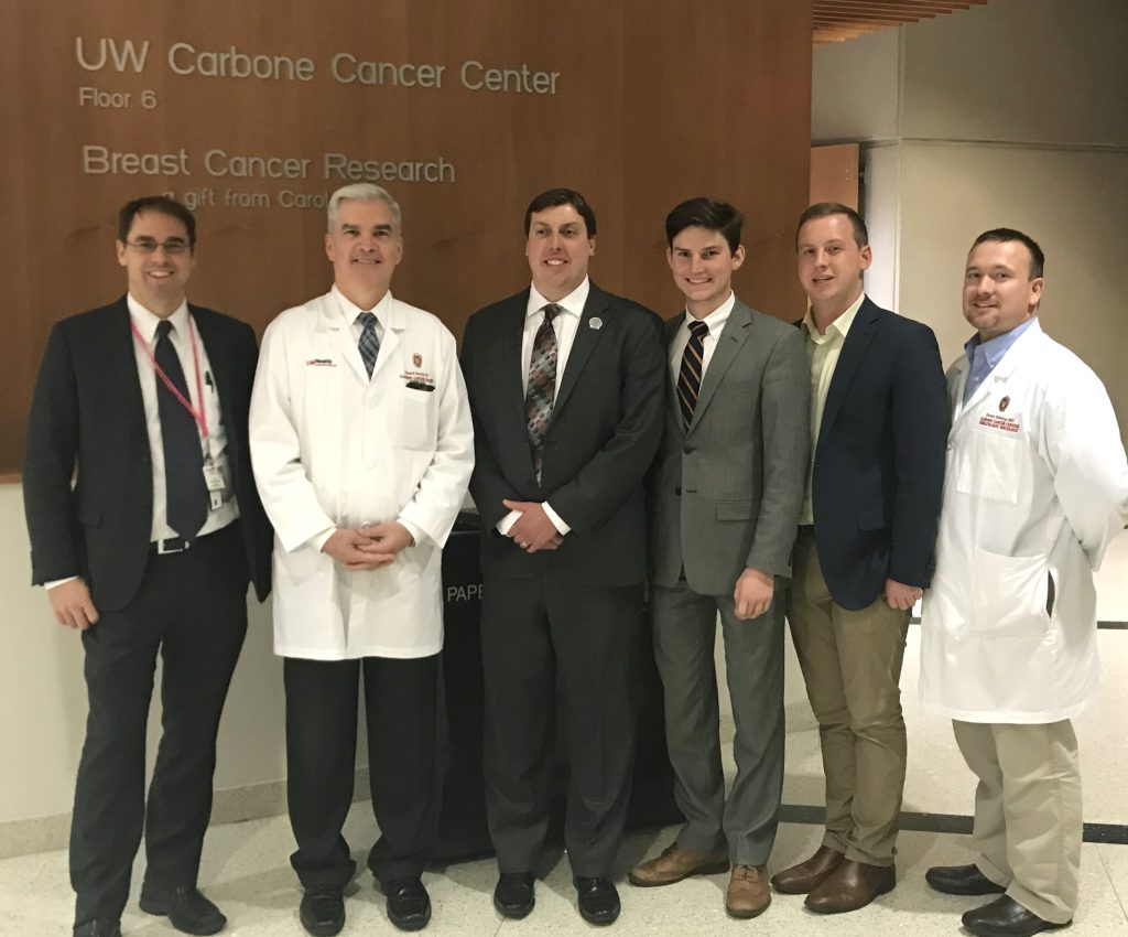 Touring the Carbone Cancer Center – State Relations – UW–Madison